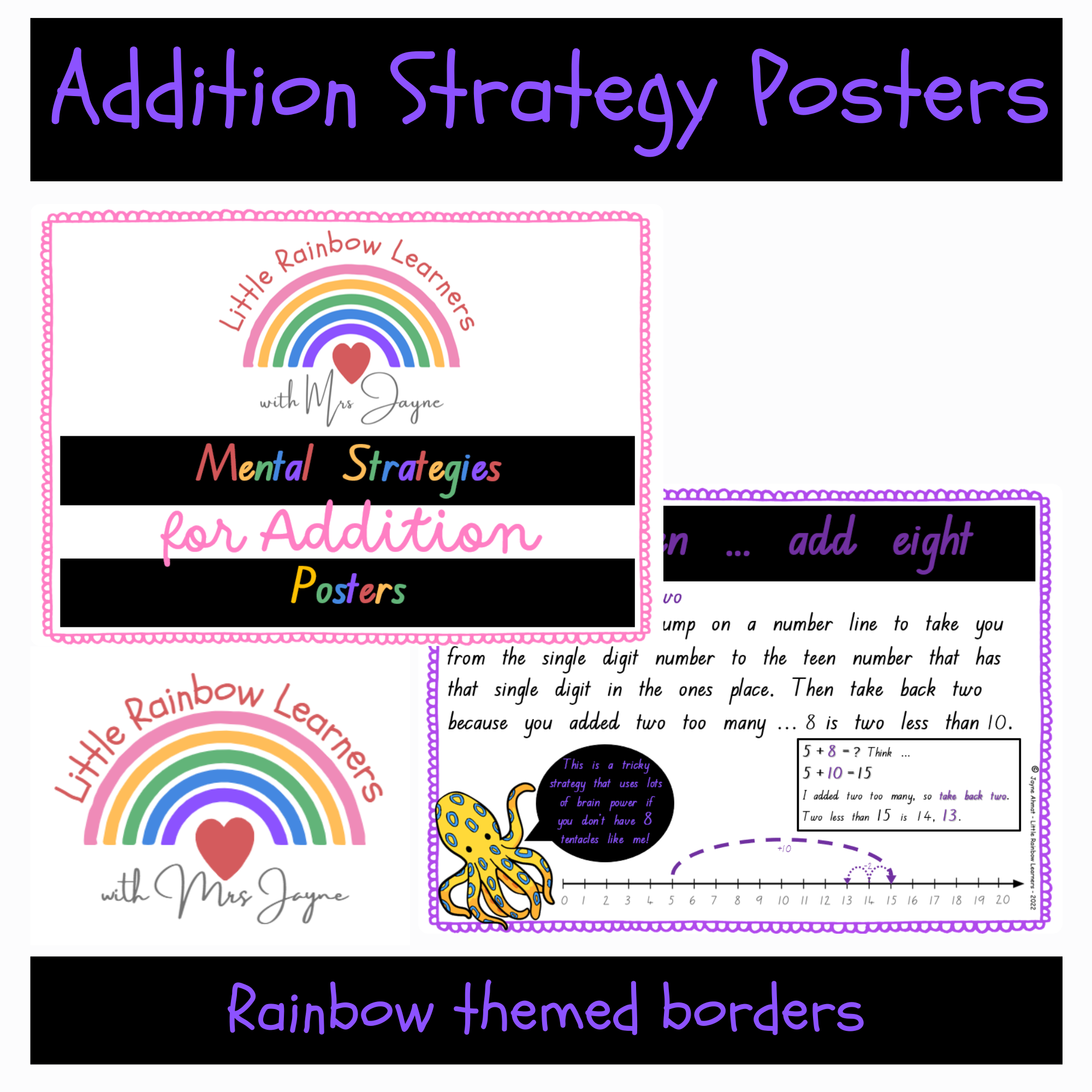 4 tips to teach mental addition strategies Year 3 - Little Rainbow Learners